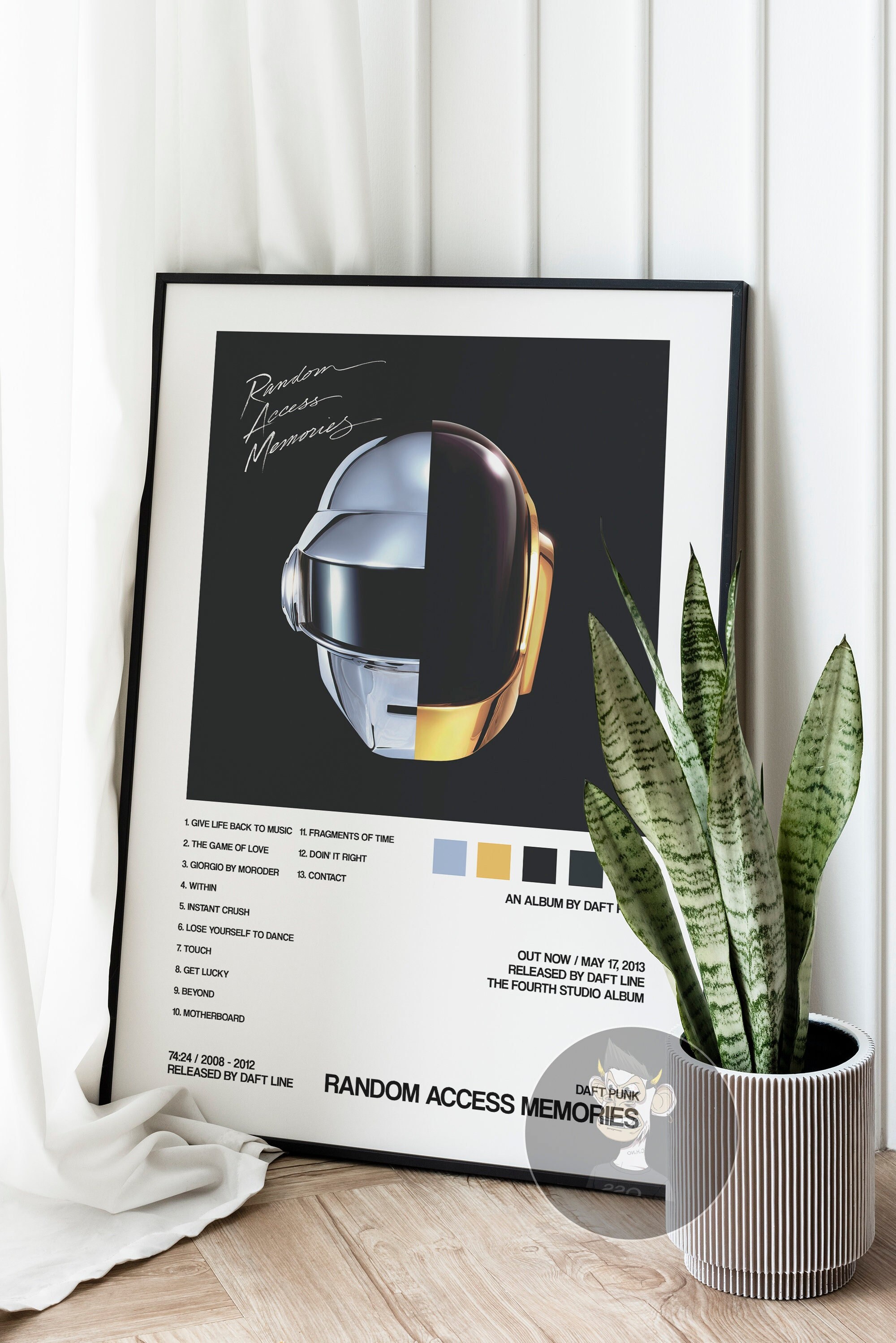 Daft Punk - Random Access Memories - Album Cover Poster - Create Your ...