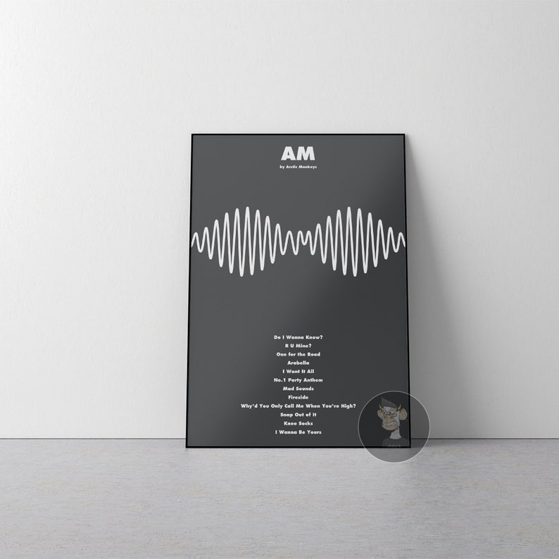 Arctic Monkeys AM Album Cover Poster Create Your Own - Etsy Singapore