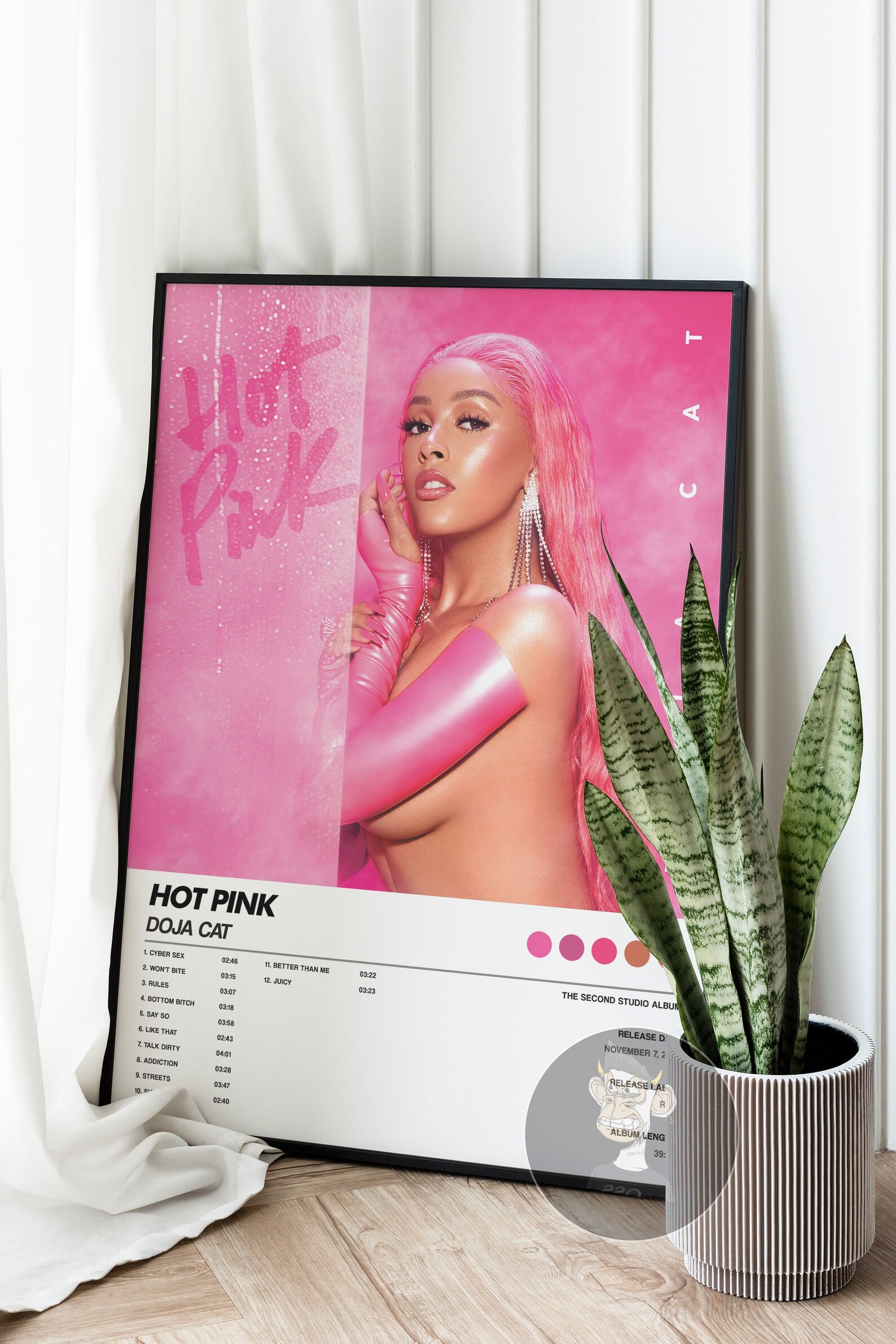 Doja Cat Hot Pink Album Cover Poster Create Your Own Etsy Finland