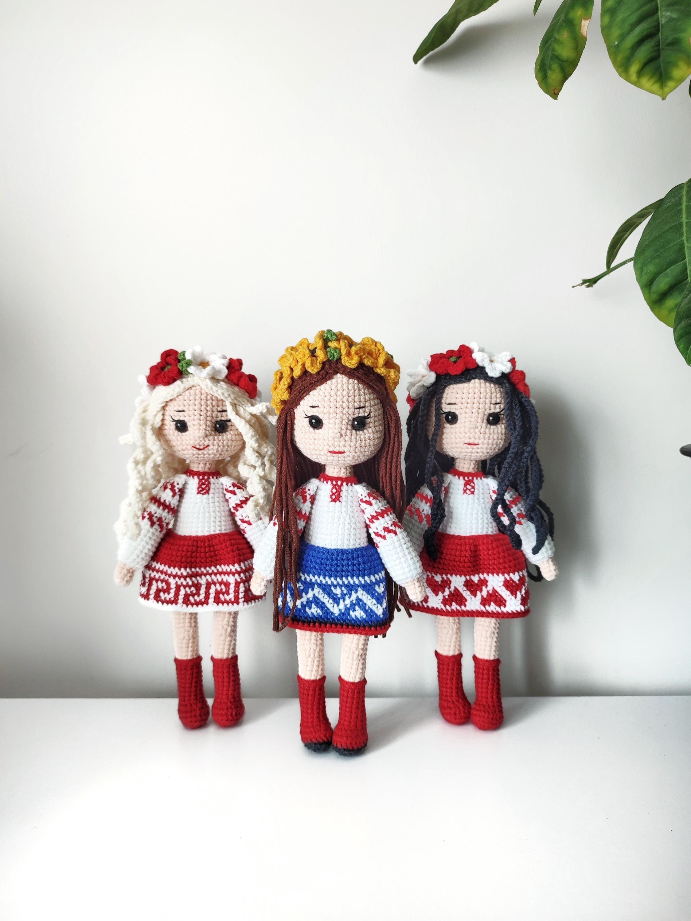 Ukrainian Girls, Crochet Pattern "vira, Nadiia, Liubov" - Etsy