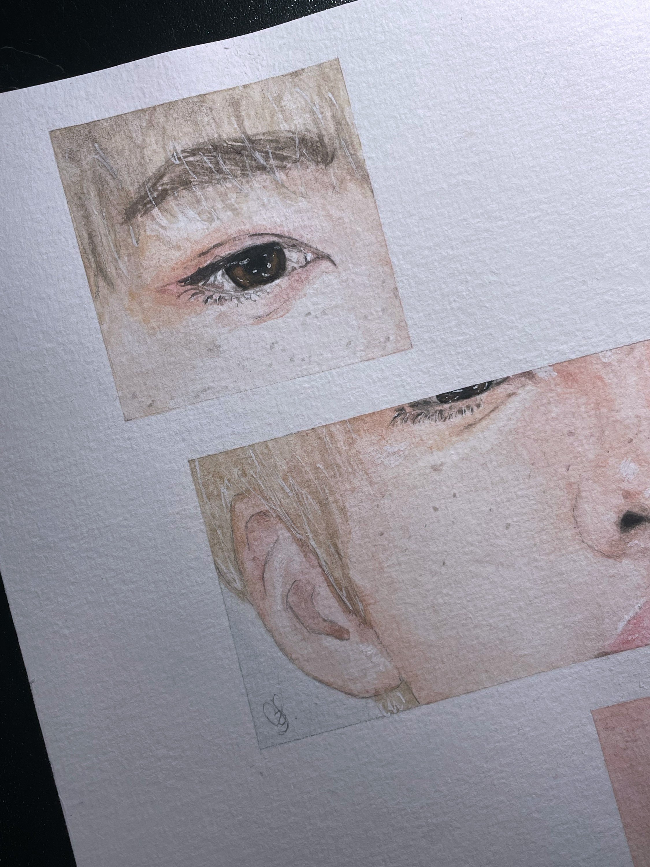 Stray Kids Lee Felix Watercolour Square A6 A5 A4 Art - Etsy UK