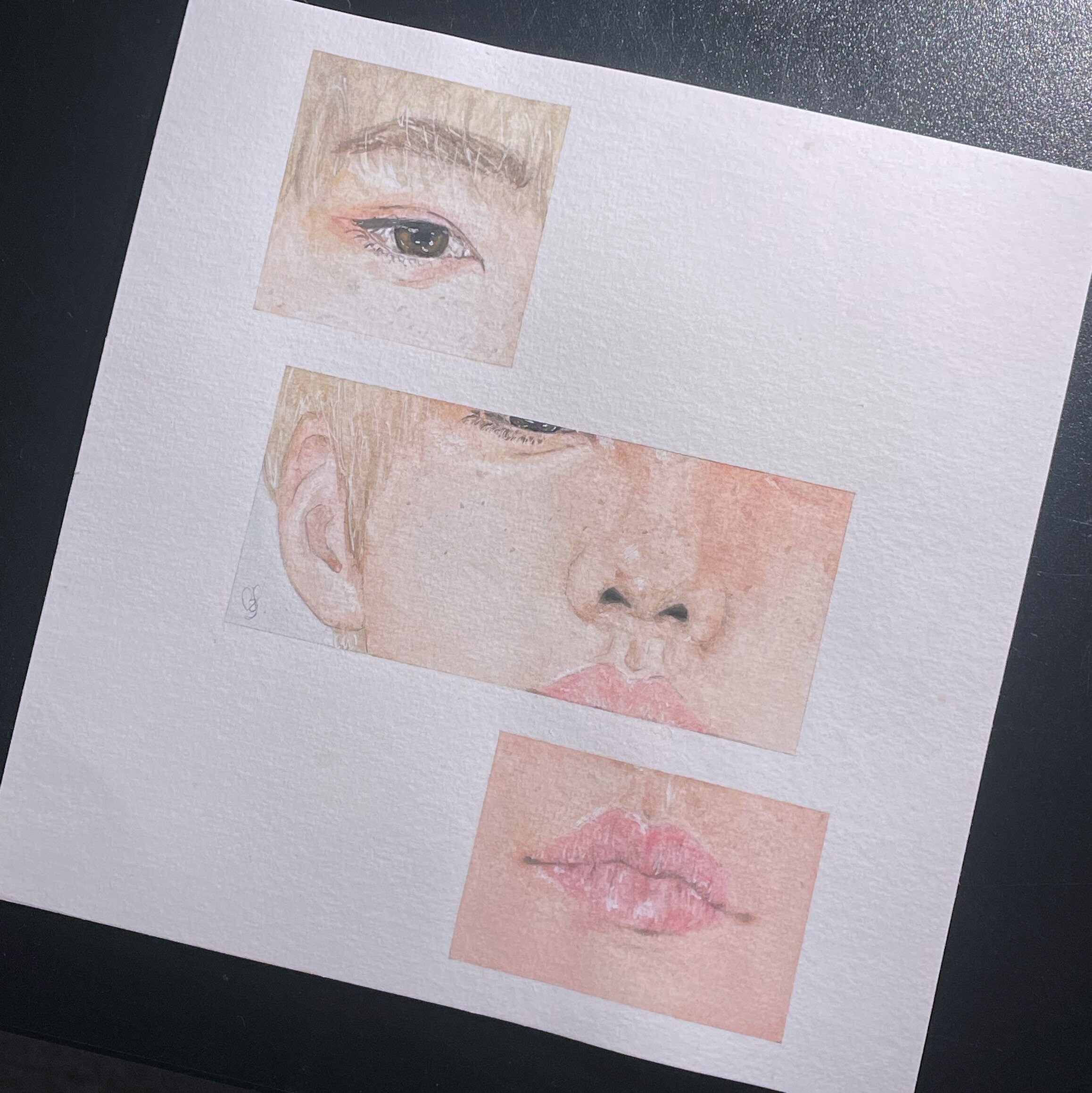 Stray Kids Lee Felix Watercolour Square A6 A5 A4 Art - Etsy UK