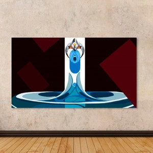 Abstract Sci-fi Art Print. - Etsy