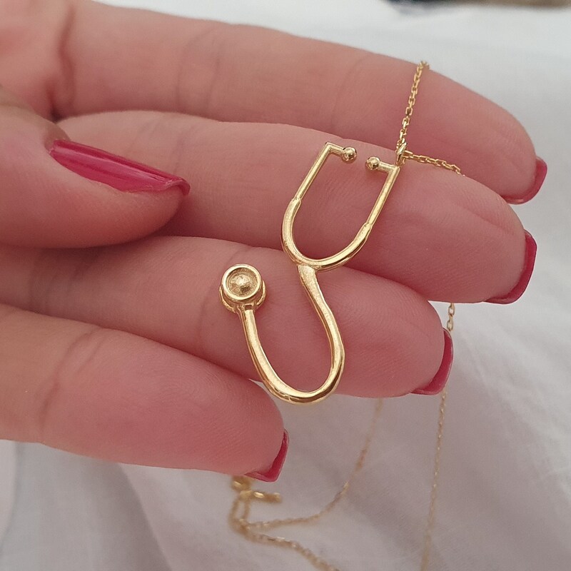 Stethoscope Necklace - Etsy
