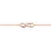10k 14k 18k Solid Gold Infinity Bracelet, Dainty Infinity Charm ...