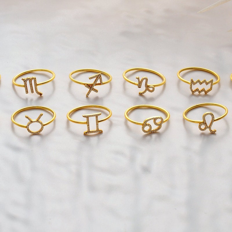Zodiac Ring - Etsy