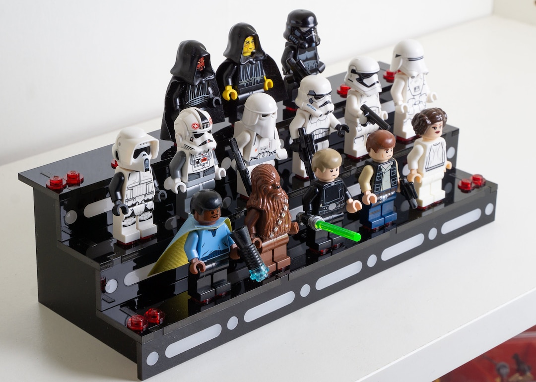 Minifigure Display Stand Space Themed - Hold 20 Figures - Etsy