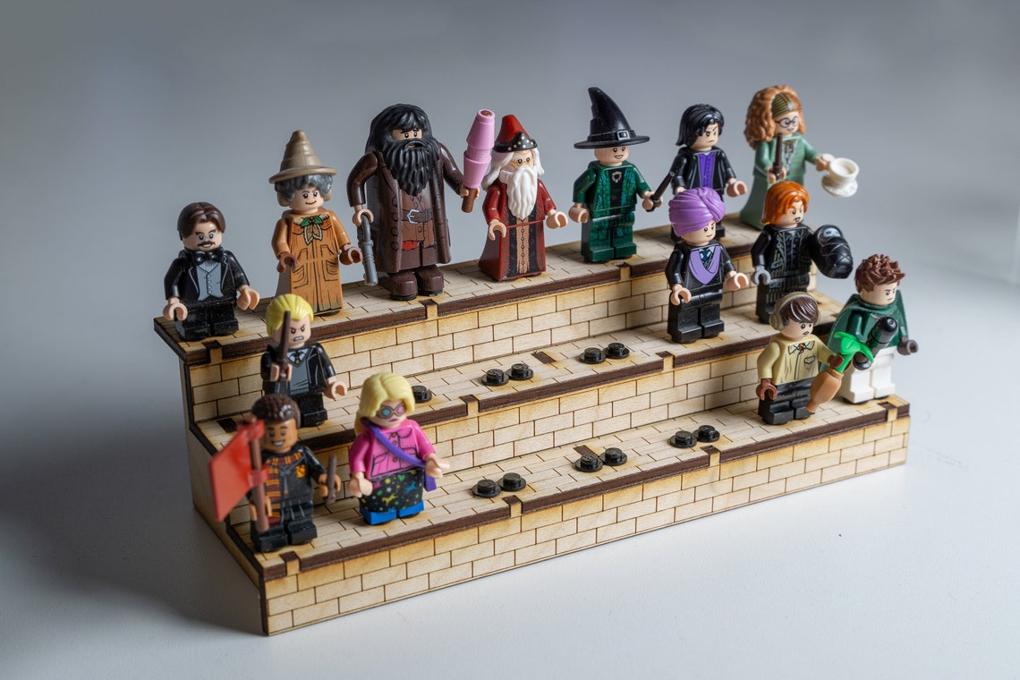 Minifigure Display Stand Hold 20 Figures - Etsy