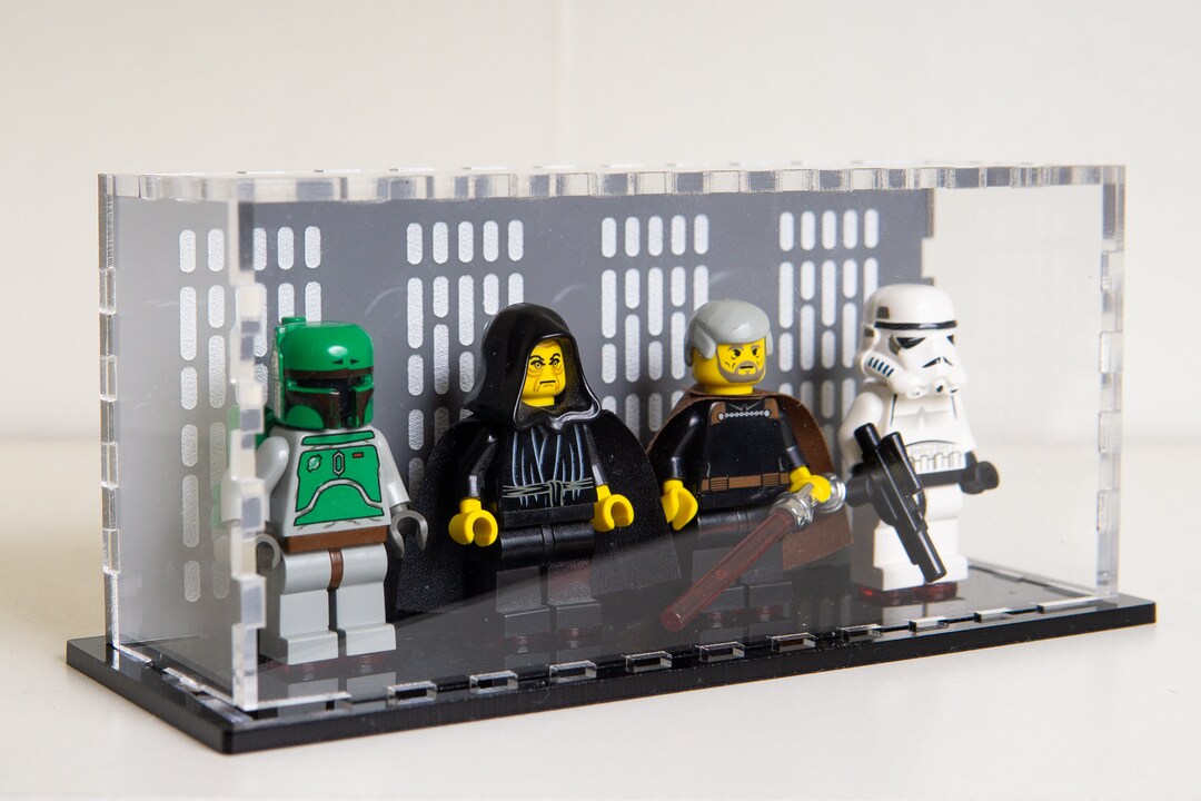Minifigure Display Case Space Themed - Holds 4 Figures - Etsy
