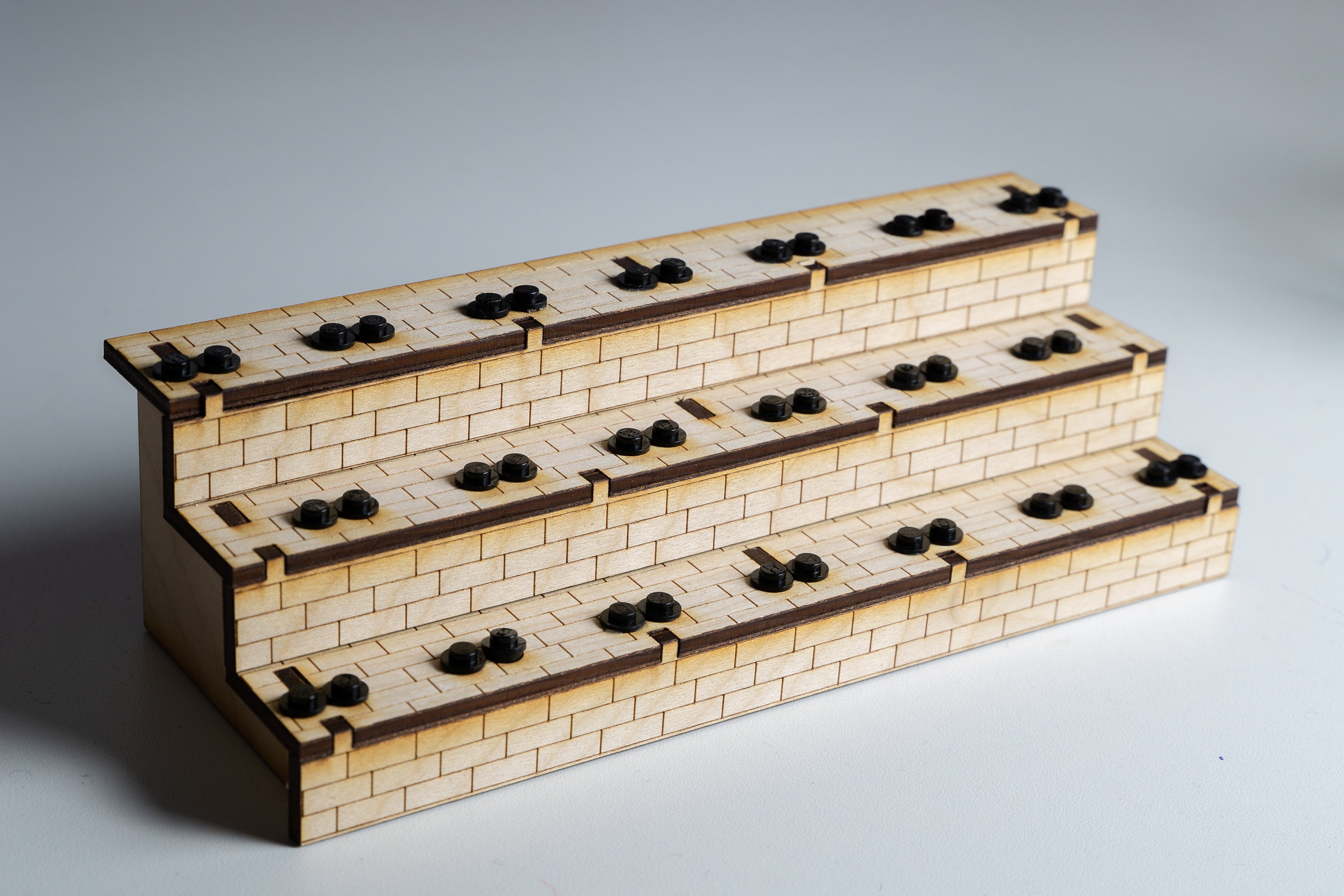 Minifigure Wooden Display Stand - Hold 20 Figures - Etsy