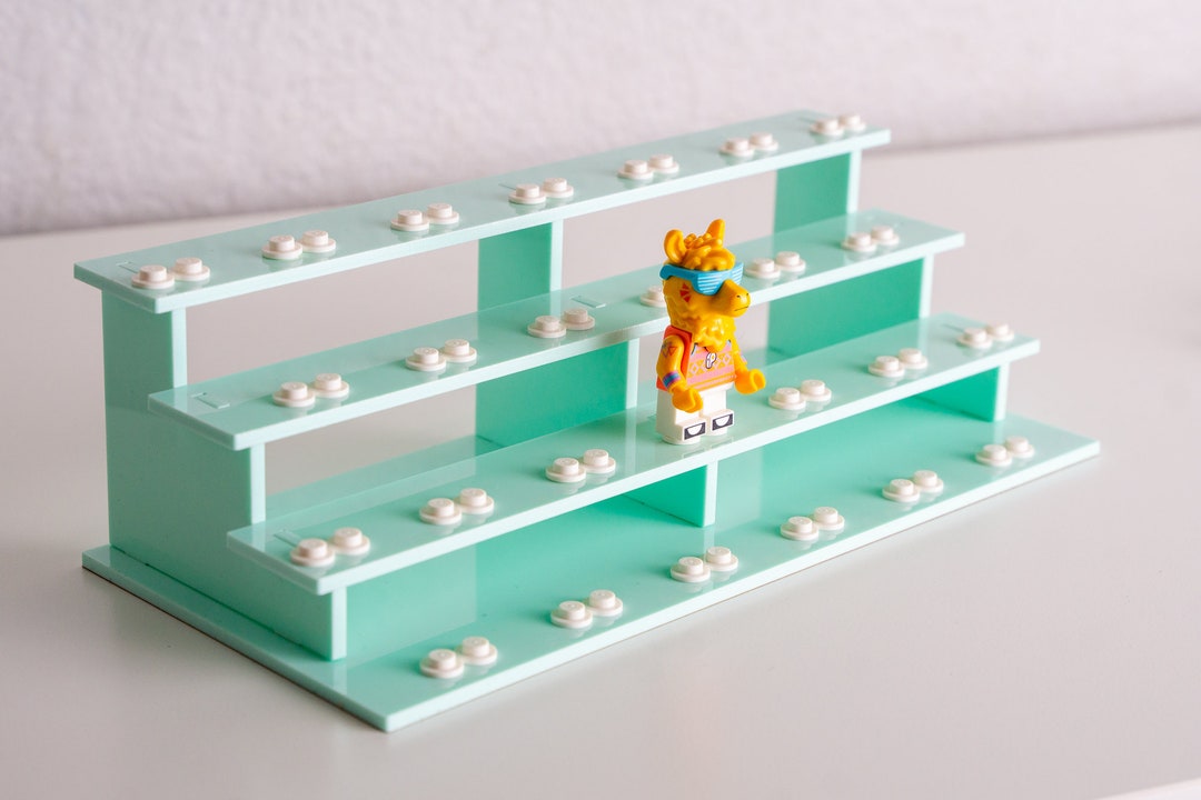 Minifigure Display Stand - Holds 26 Figures Mint Color - Etsy