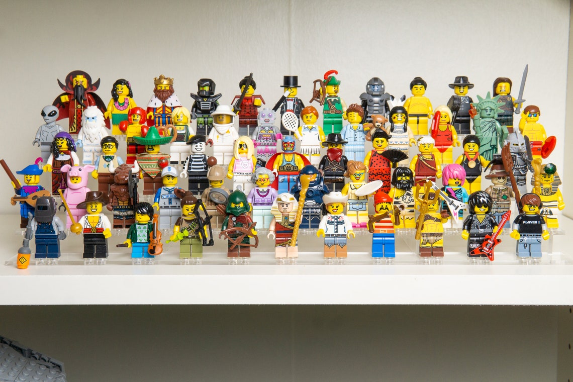 Minifigure Large Display Stand 56 Figure Riser - Etsy