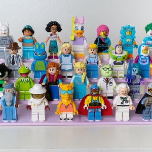 Minifigure Display Stand Holds 26 Figures Lilac Color - Etsy