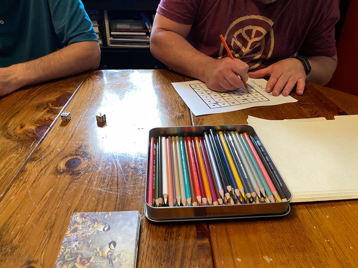 Dice Roll Bingo - Printable Game Board - Etsy