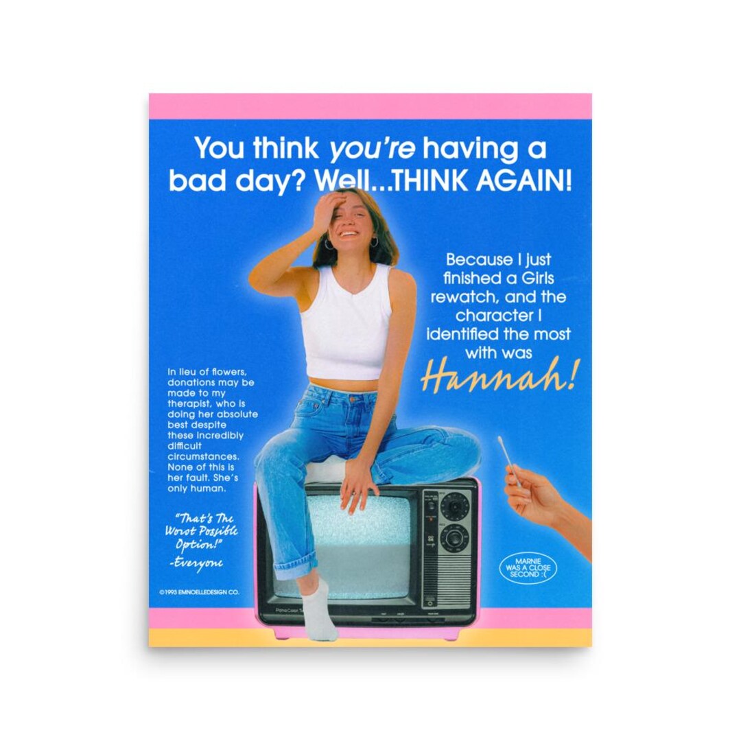 I'm a Hannah :( Print - Etsy