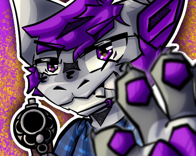 Furry Grabbing Screen Pfp Commissions - Etsy
