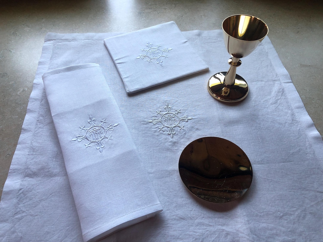 Altar Linens; Corporal, Purificator, Pall - Etsy