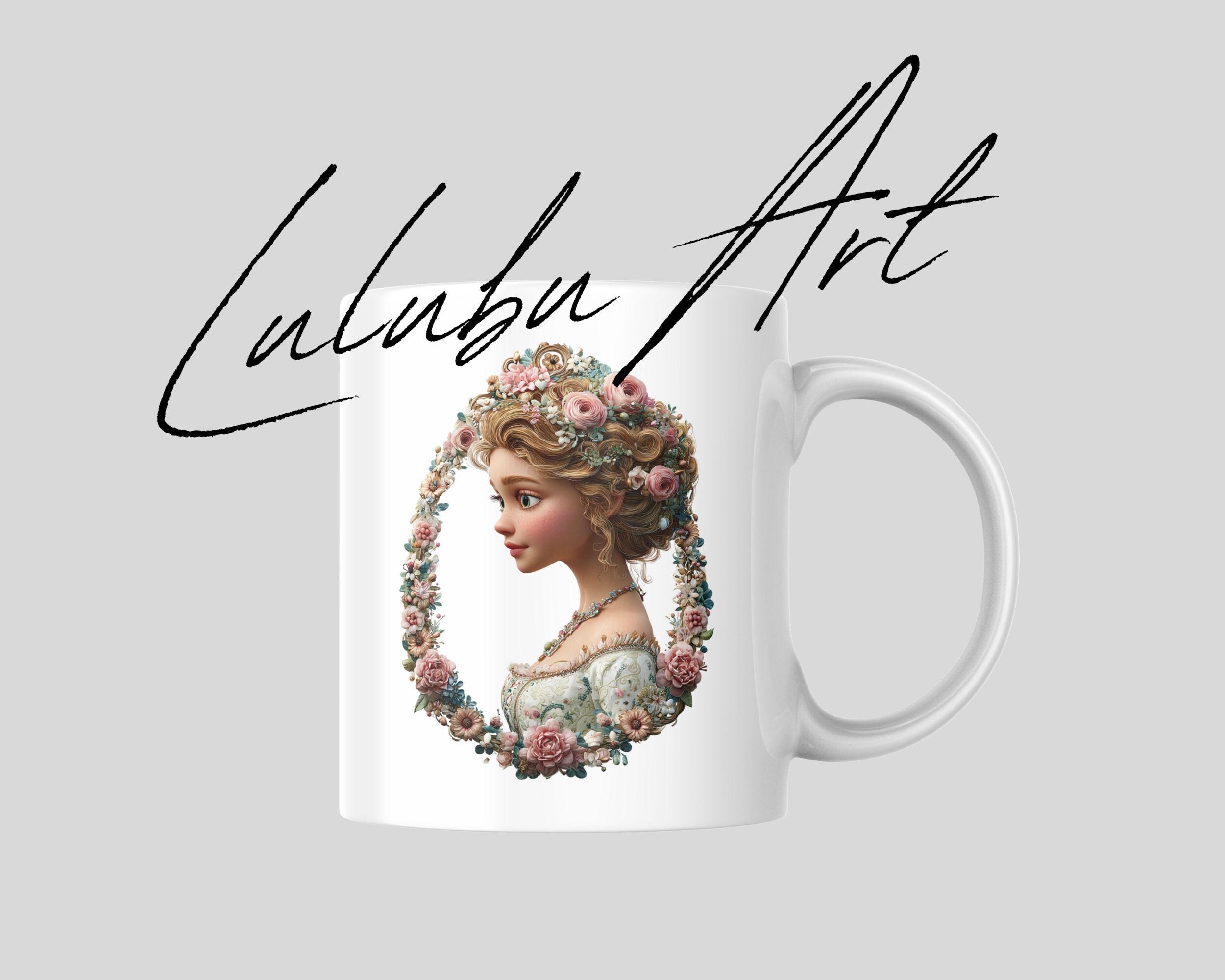 Rococo Ladies Portrait Clipart 37 PNG: Piece Printable Art (digital ...