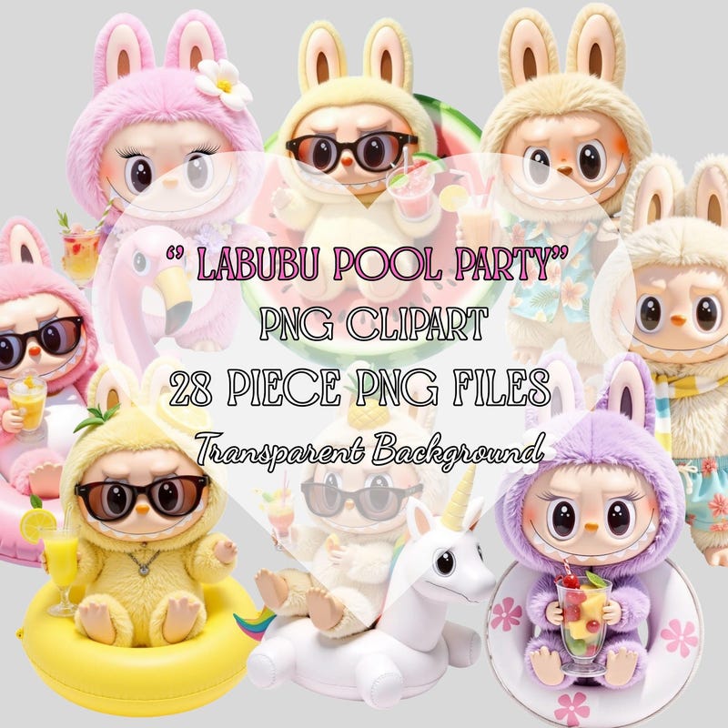 Labubu Rainbow Doll - Etsy