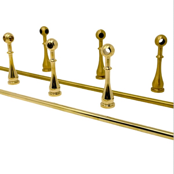 Brass Tipping Rail for Shelf - Etsy