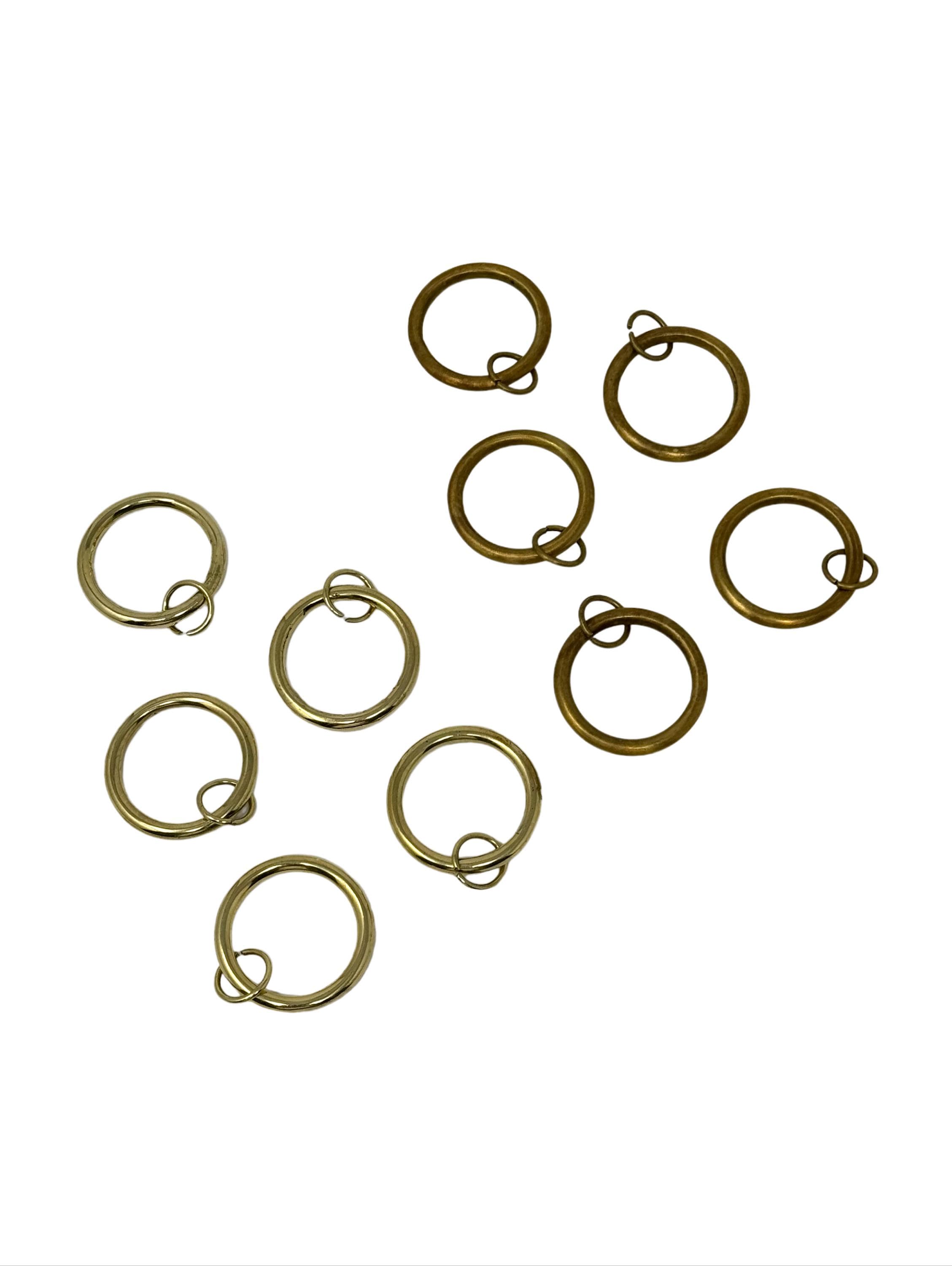 Hrlbrass Cafe Curtain Rings - Etsy