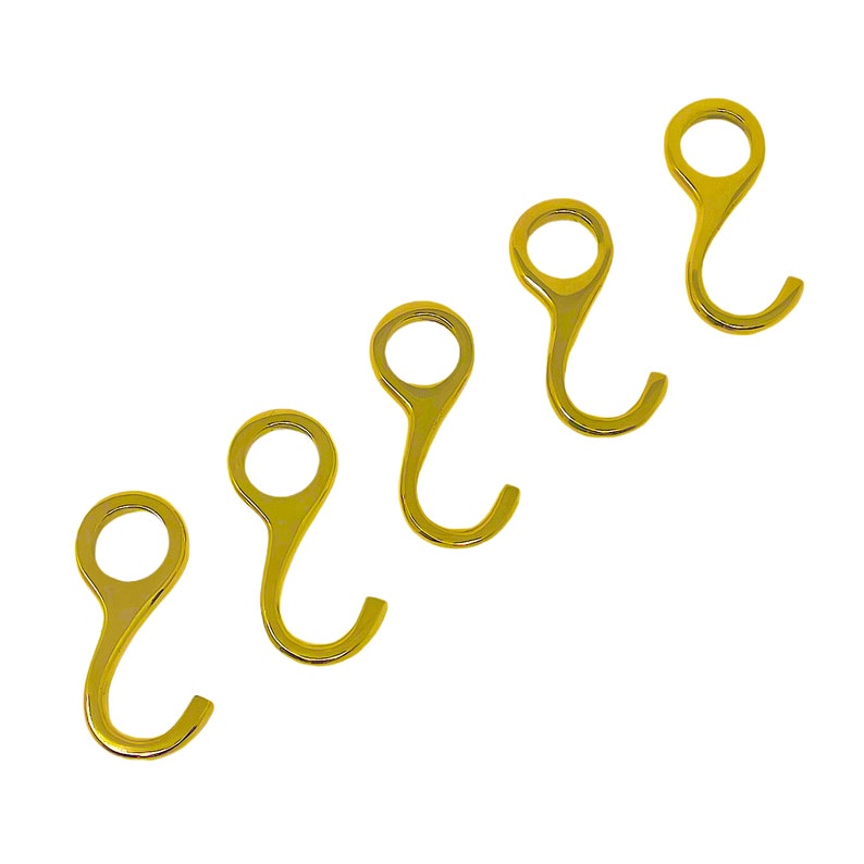 Hrlbrass Closed Loop "s" Hooks (pack of 5) - Etsy