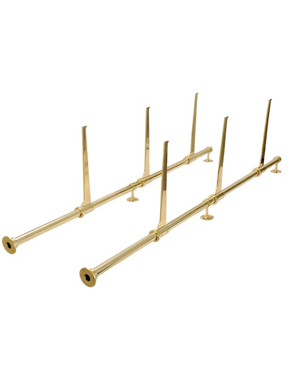 Brass Wall Flange Brass Shelf Fitting Brass Shelving Unit - Etsy Canada