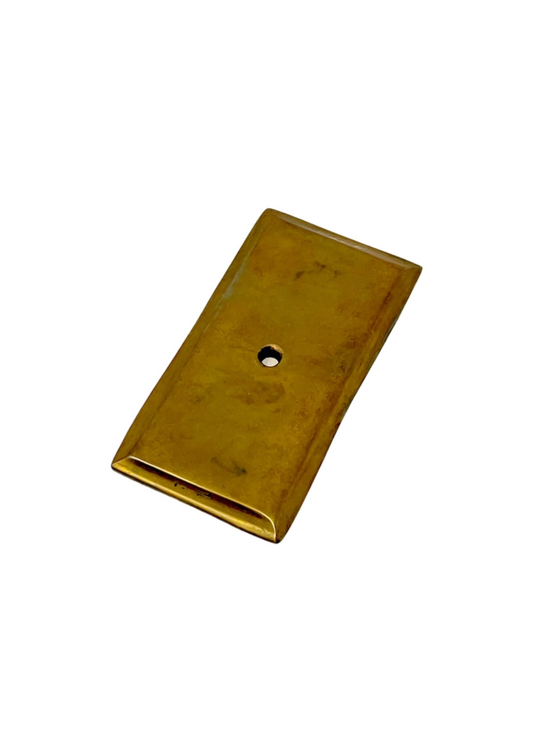 Hrlbrass Rectangle Backplate - Vintage Unlacquered Brass - Etsy