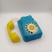 Vintage Children's Plastic Telephone Toy, Estimatedly 1960's, Original ...
