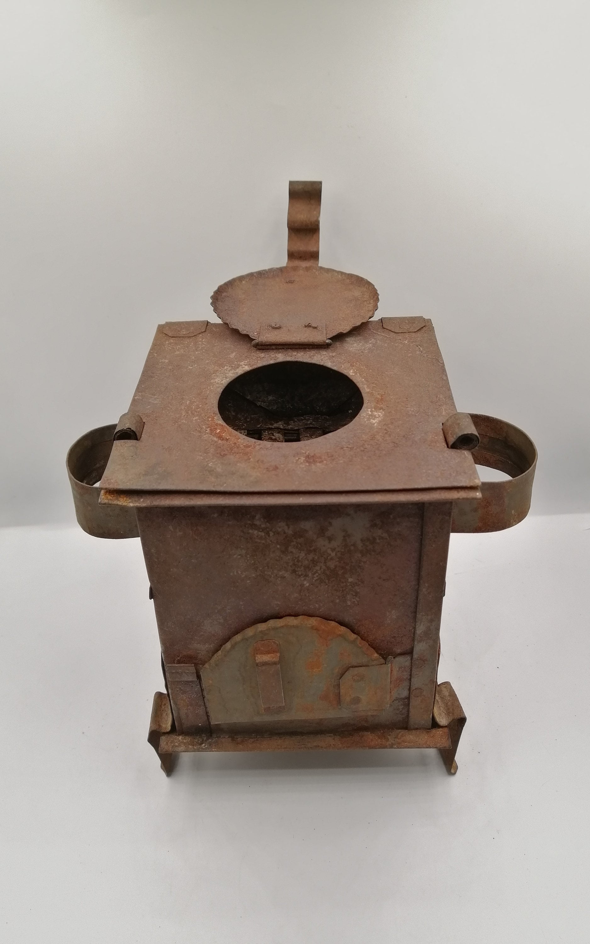 Antique Mini Wood Burning Stove, Estimatedly 1940-1950s, Handmade ...