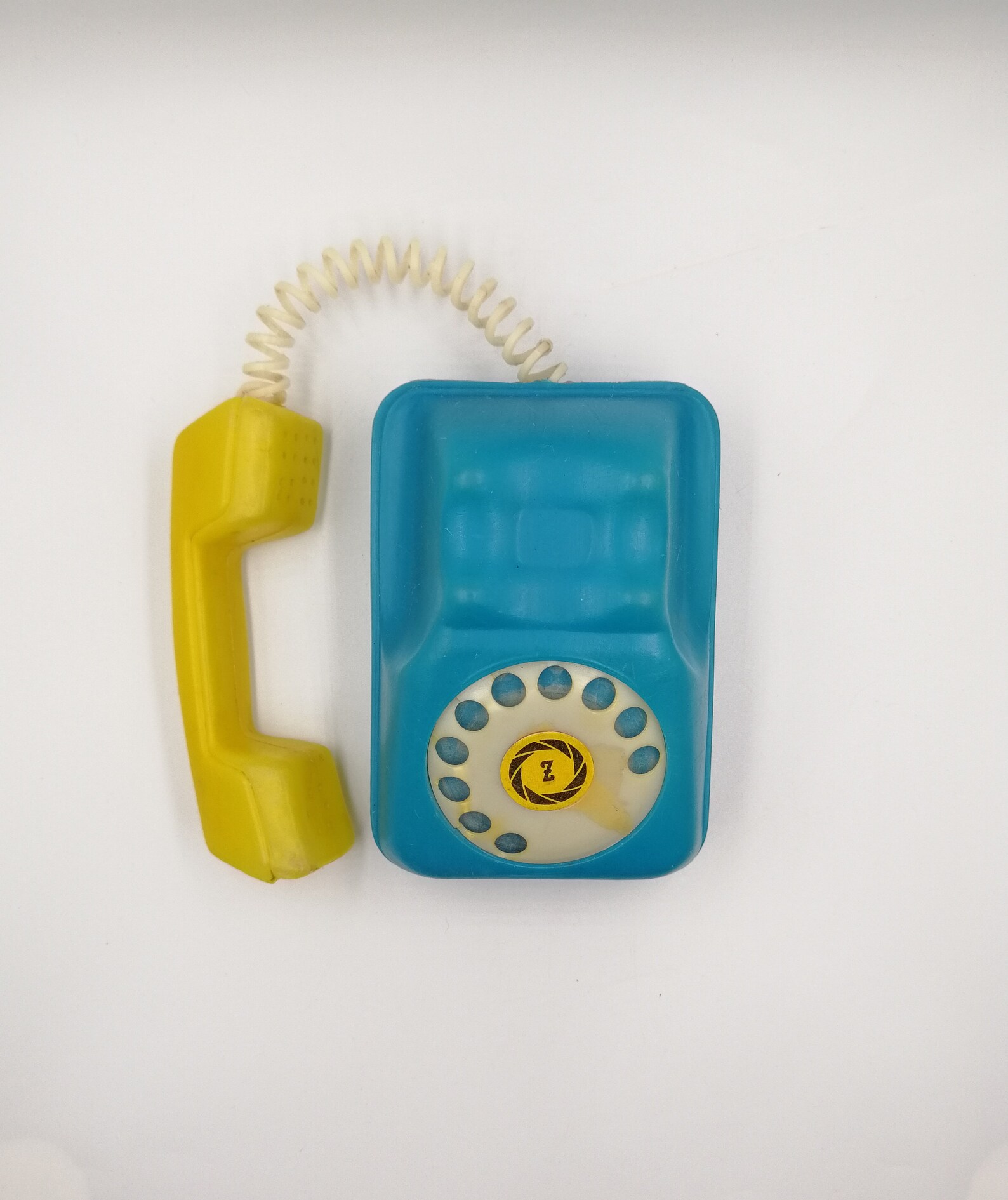 Vintage Children's Plastic Telephone Toy, Estimatedly 1960's, Original ...