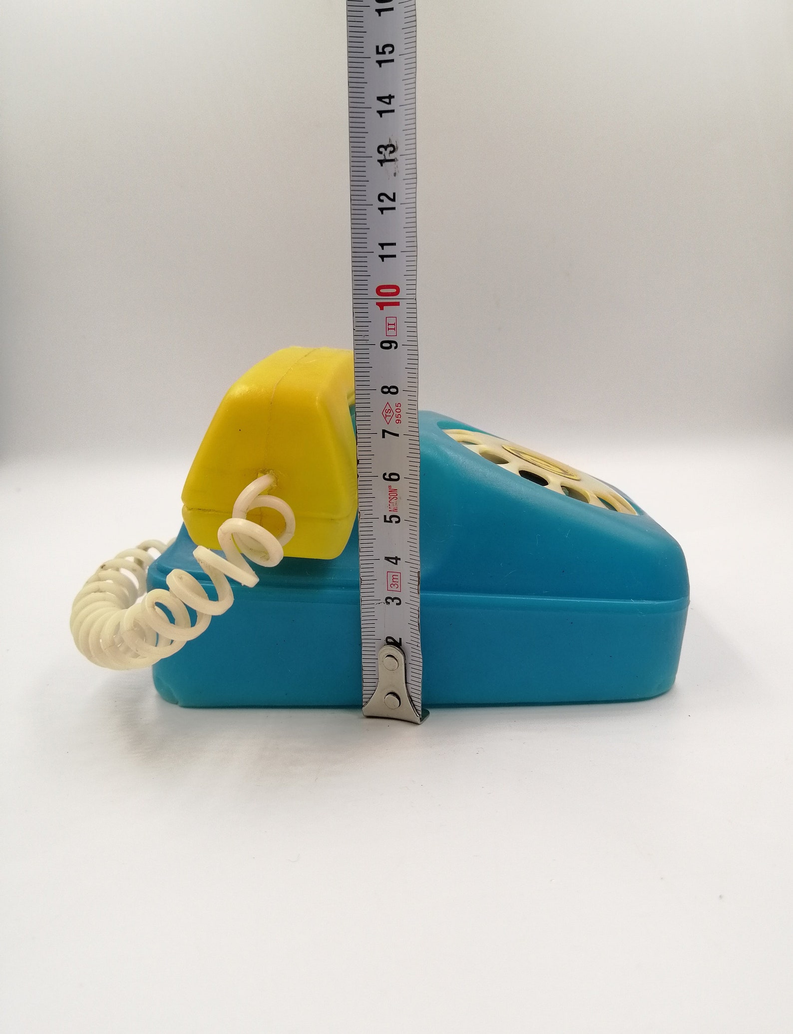 Vintage Children's Plastic Telephone Toy, Estimatedly 1960's, Original ...