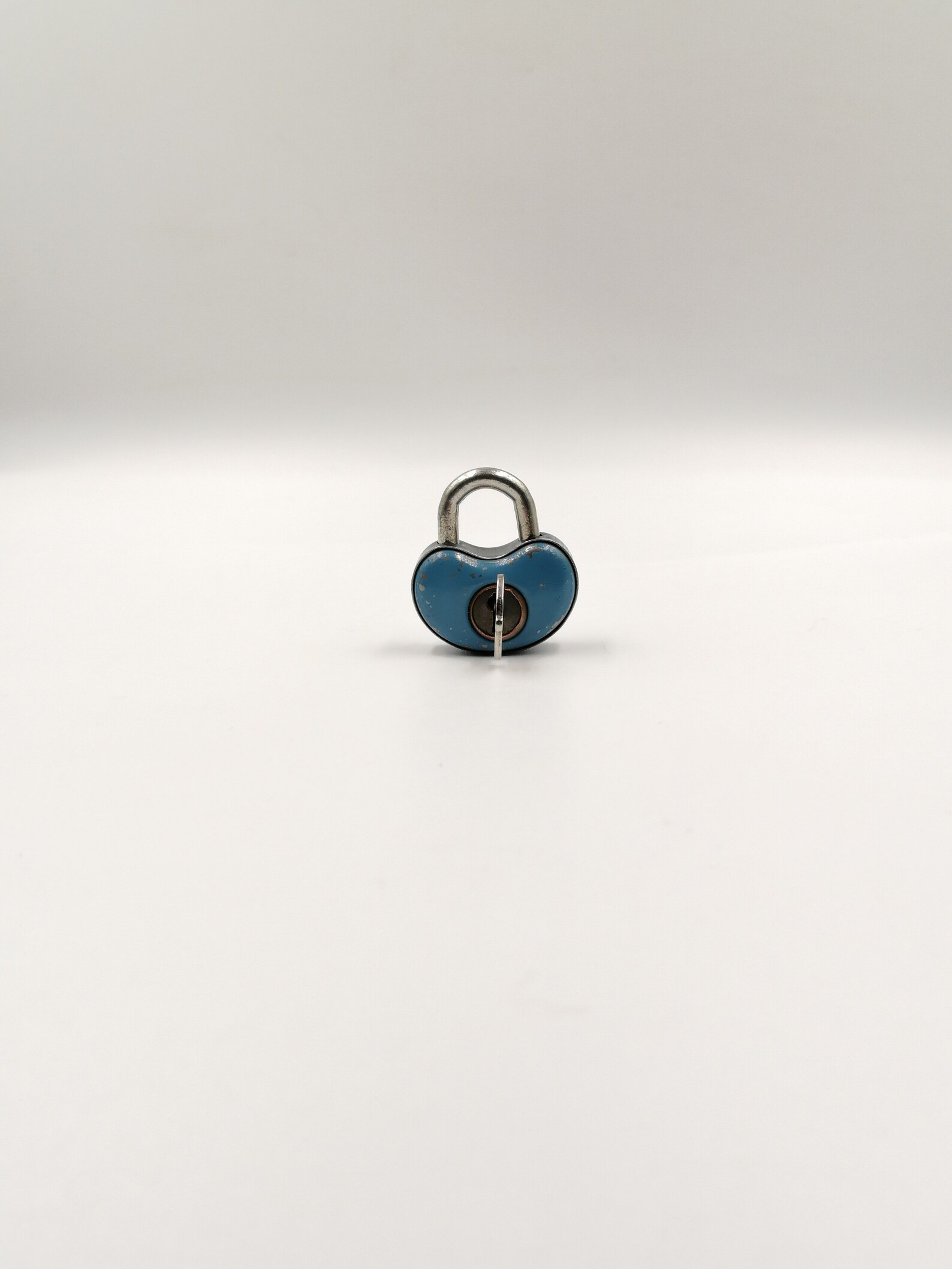 Antique Blue Mini Padlock, Estimatedly 1960-1970s, Made in Turkey, With ...