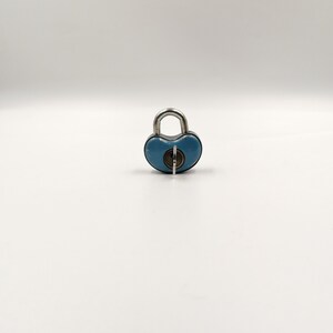 Antique Blue Mini Padlock, Estimatedly 1960-1970s, Made in Turkey, With ...