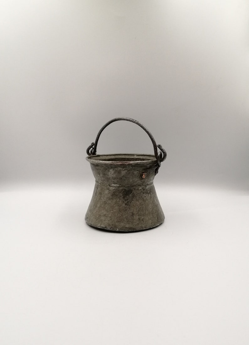 Antique Ottoman Small Copper Bucket, at Least 100 Years Old, Handmade ...