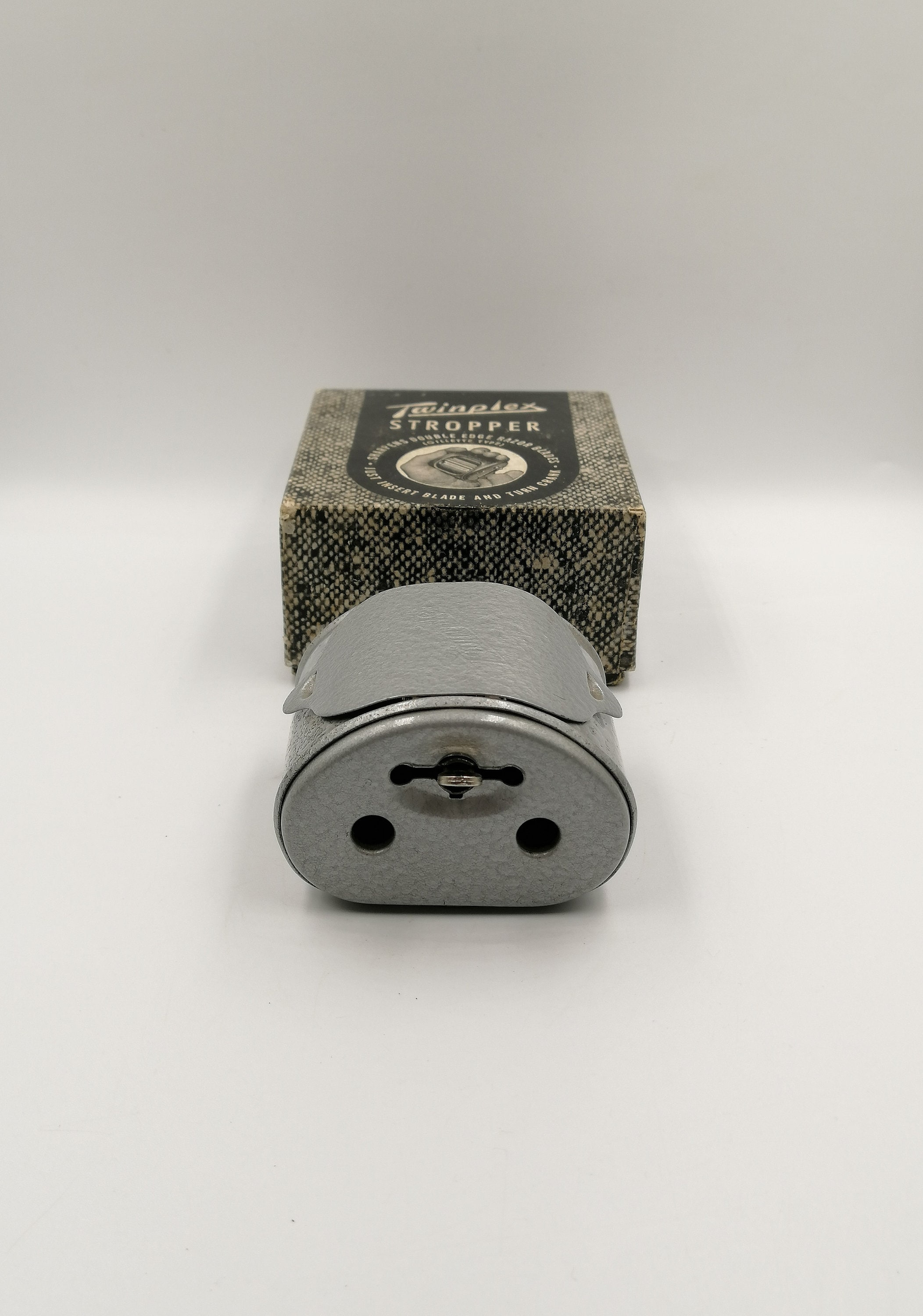 Antique Razor Sharping Machine, Estimatedly 1920-1930s, Twinplex ...