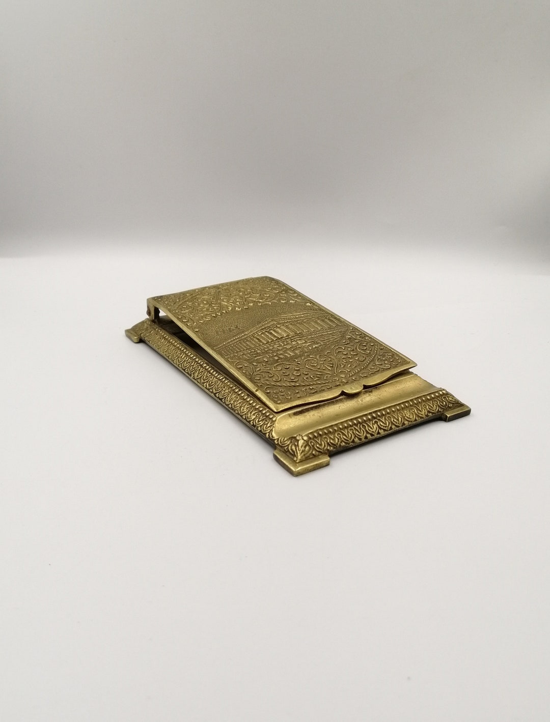 Vintage Paper Holder, Estimatedly 1950-1960s, Brassmade, Office ...