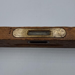 Antique Master Craftsman's Spirit Level, Estimatedly 1940-1950s, Blosta ...