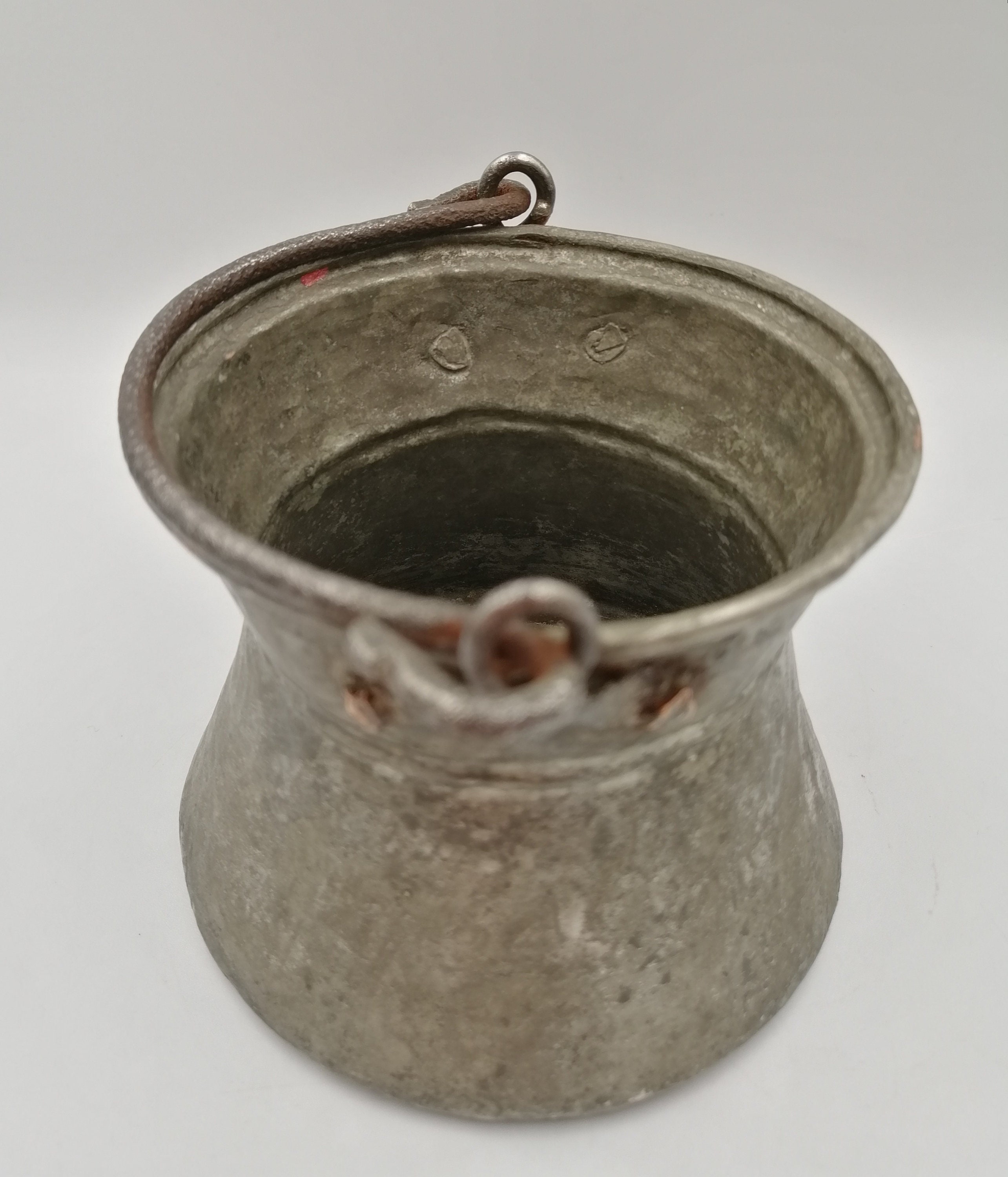 Antique Ottoman Small Copper Bucket, at Least 100 Years Old, Handmade ...