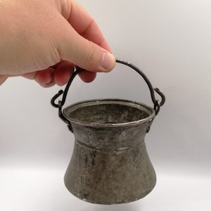 Antique Ottoman Small Copper Bucket, at Least 100 Years Old, Handmade ...