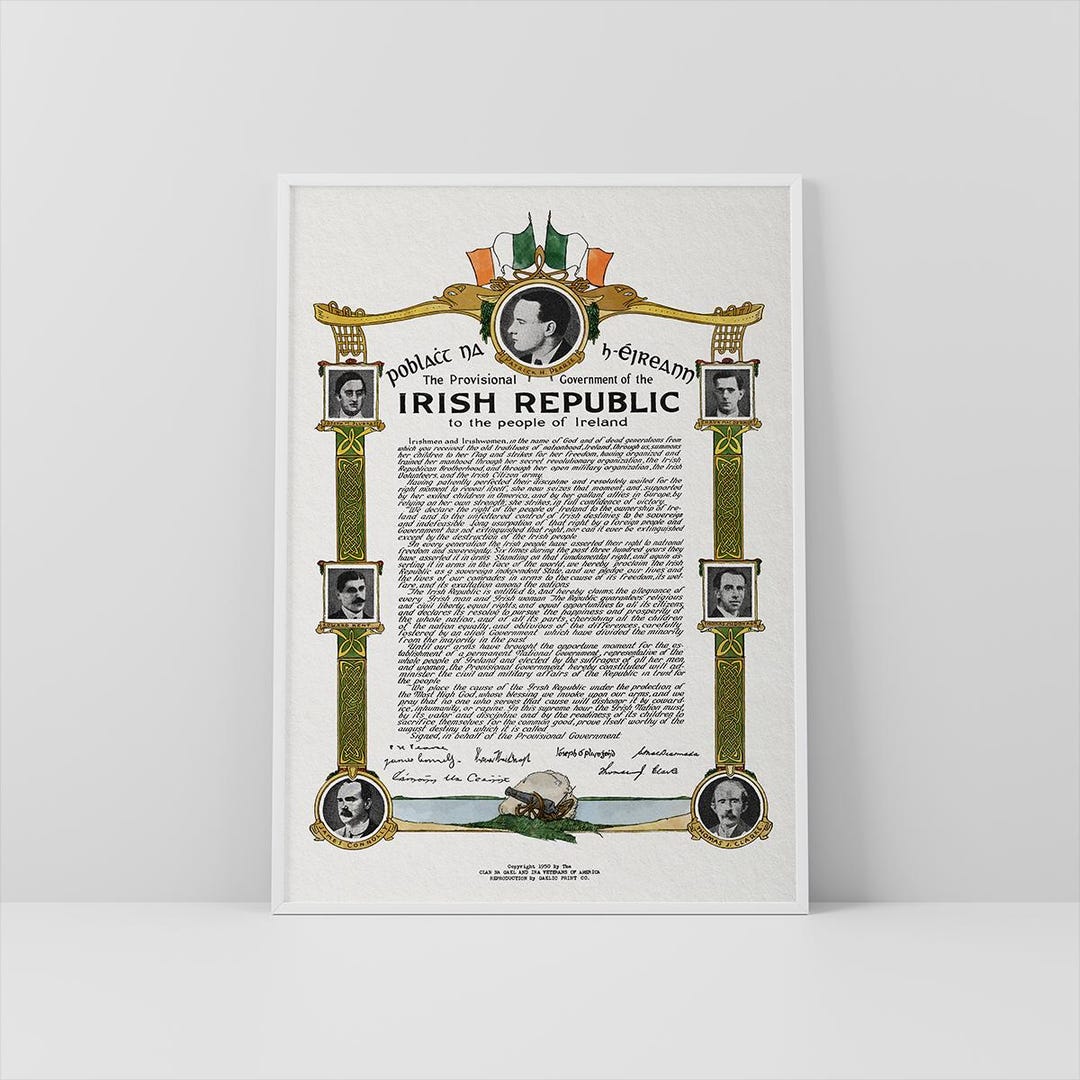 Proclamation of the Irish Republic • "forógra Na Poblachta" • Ireland ...