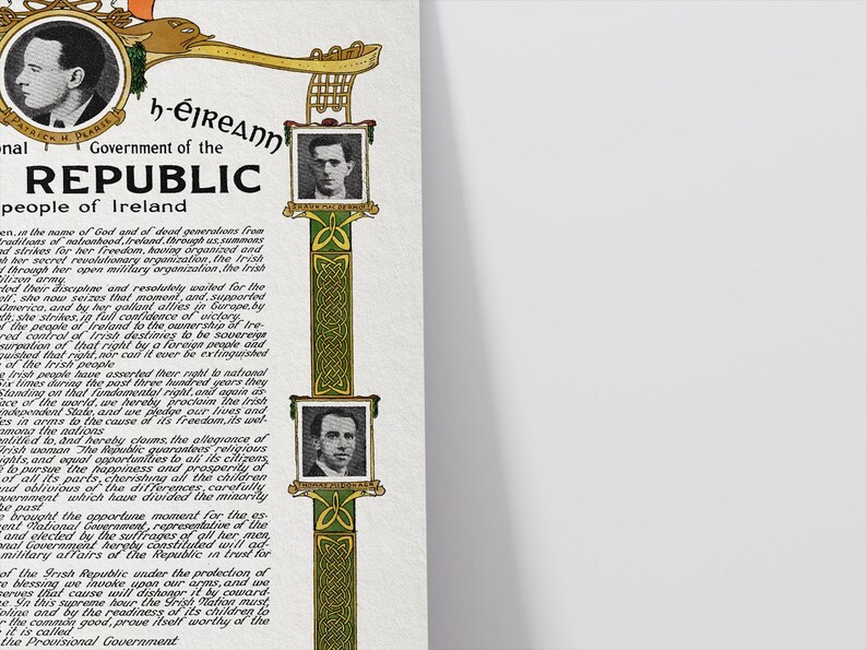 Proclamation of the Irish Republic • "forógra Na Poblachta" • Ireland ...