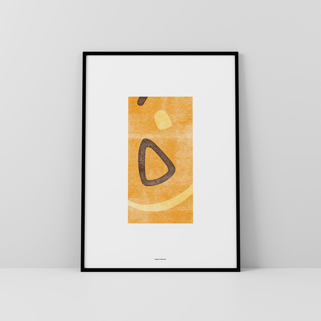 Mr. Tayto-style Art Print Abstract Irish Retro / Vintage Potato Crisps ...