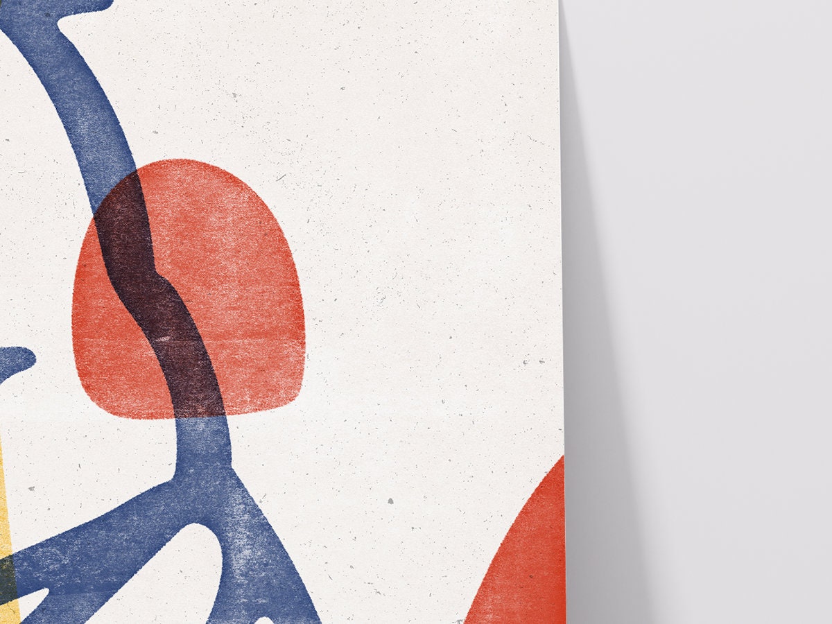 Mr. Tayto-style Art Print Abstract Irish Retro / Vintage - Etsy