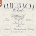 The Bach Club | Cocktails - PNG | JPEG | SVG Digital Download ...