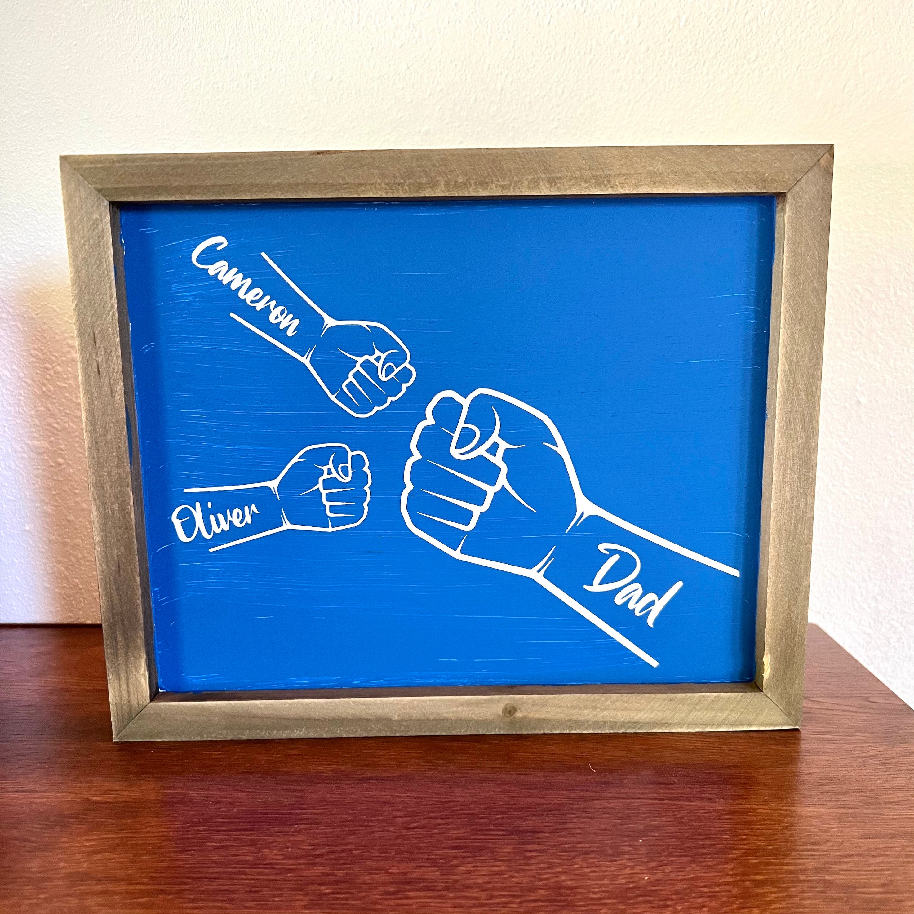 Personalized Fist Bump Sign - Etsy