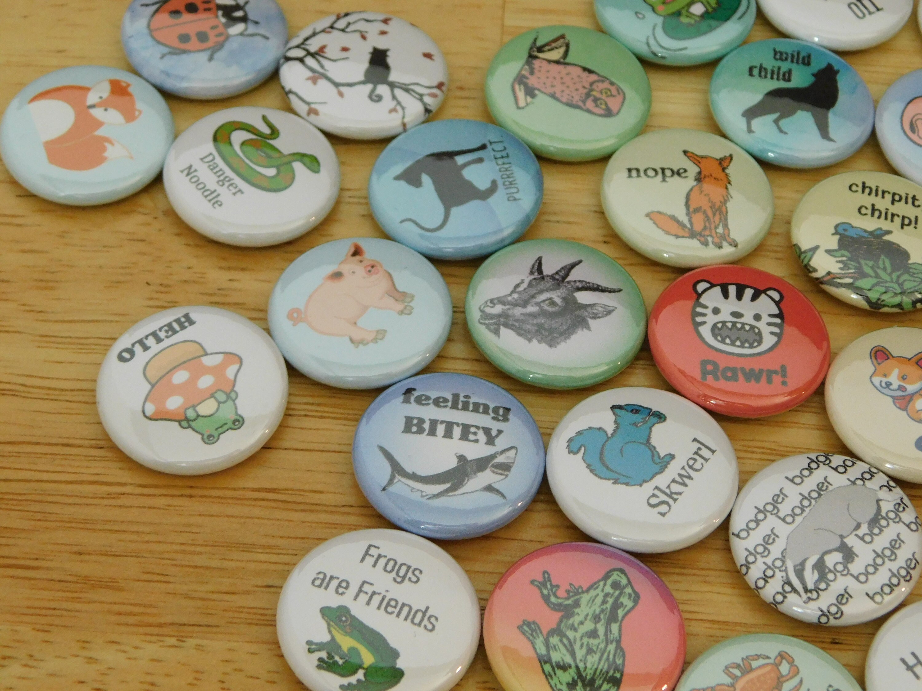 Animal 1 Button Blind Bags zoo Cats Dogs Birds Farm Insects Bugs Birds ...