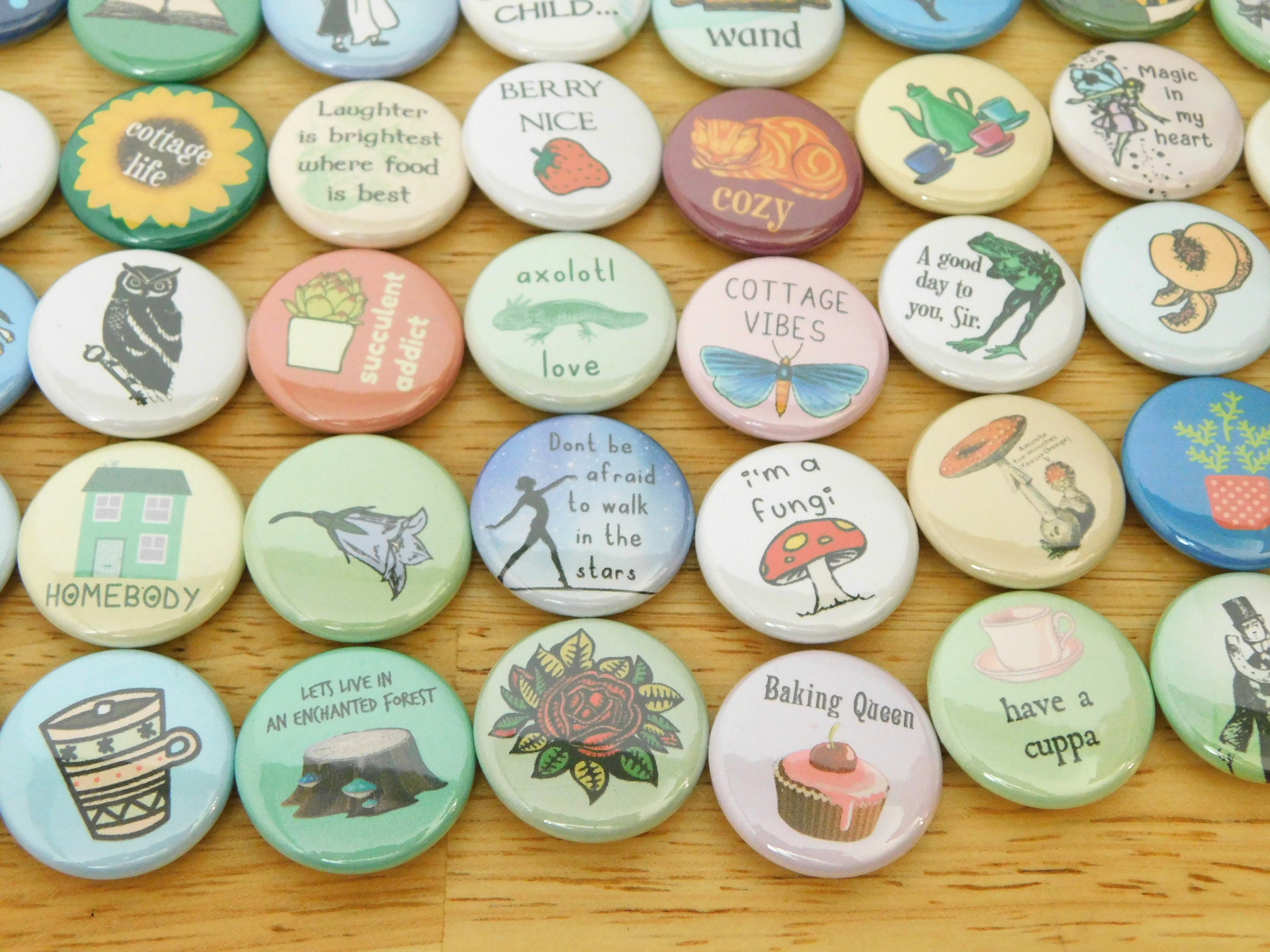 Cottagecore Button Blind Bags (cottage Core Small Gift Stocking Stuffer ...