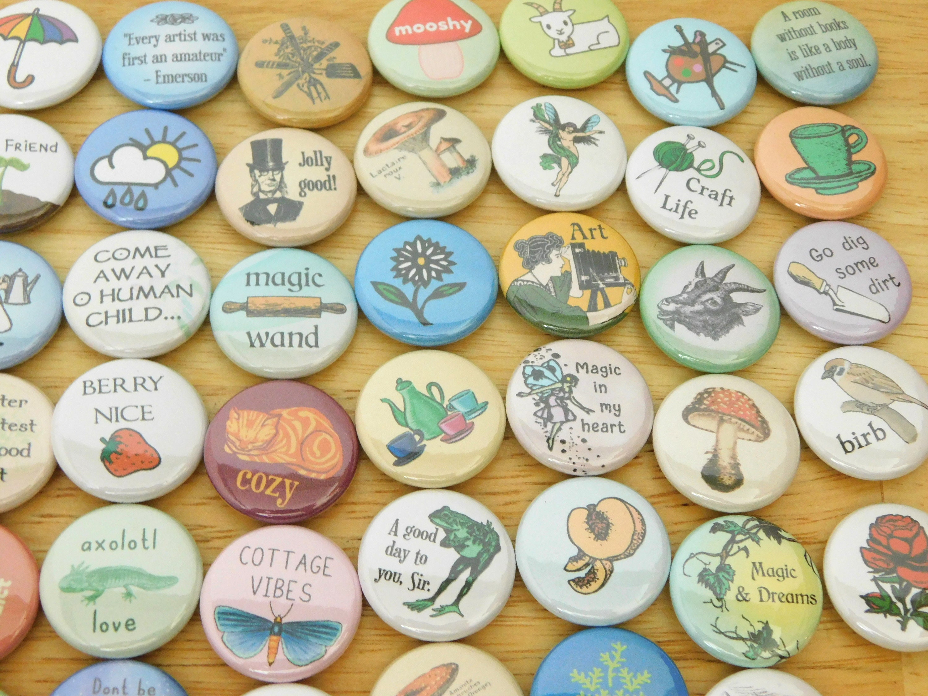 Cottagecore Button Blind Bags (cottage Core Small Gift Stocking Stuffer ...