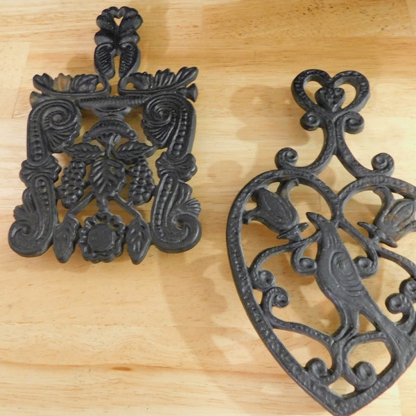 Cast Iron Trivet Vintage - Etsy
